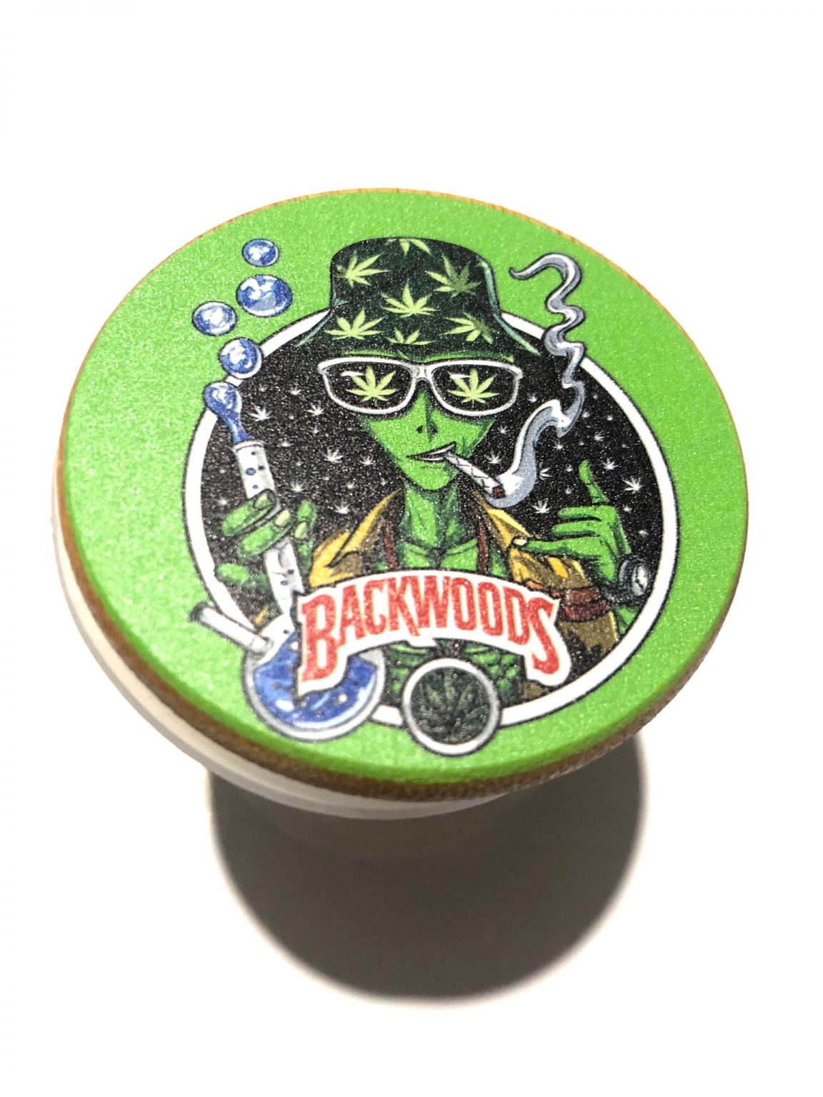 Backwoods Alien glass airtight stash jar - Bongz Australia