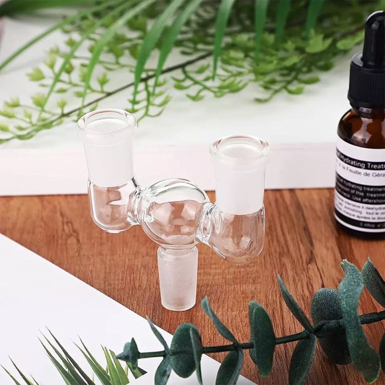 14mm double bowl connector - Bongz Australia